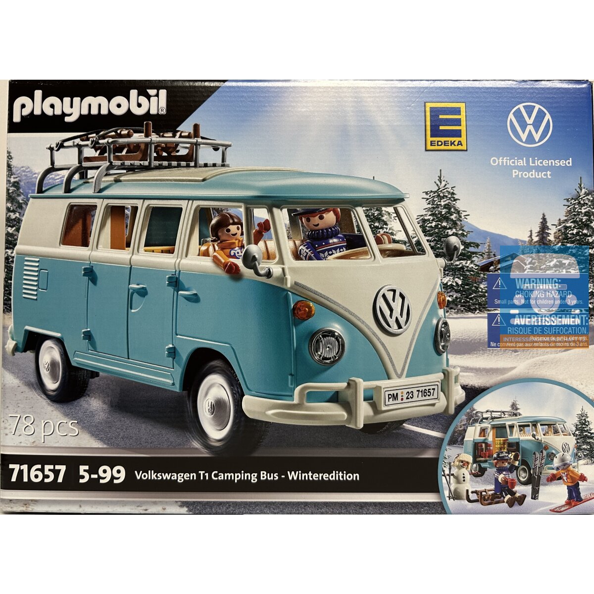 VW T1 Playmobil Campingbus - EDEKA Winteredition I - VW T2 Bus Bulli ...