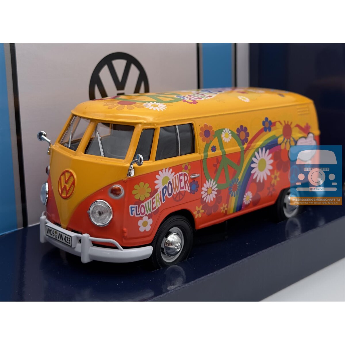 VW T1 Panel flower power - VW T2 Bus Bulli - Webshop für Modellautos ...