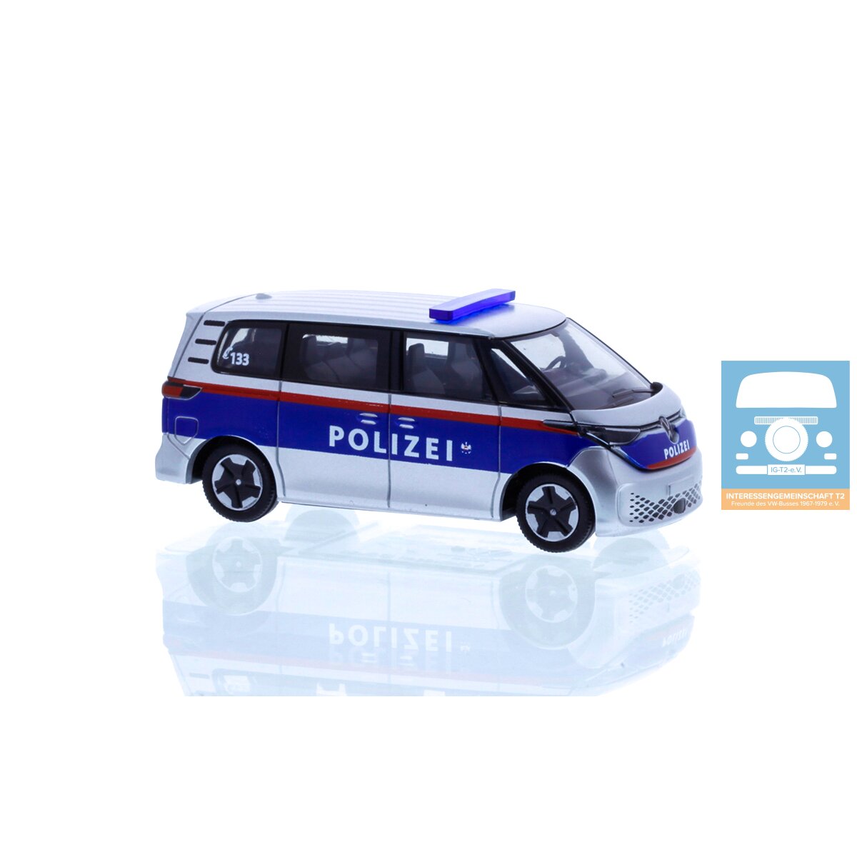 Rietze VW ID.Buzz People, Polizei Österreich 1:87 - VW T2 Shop – Mode ...