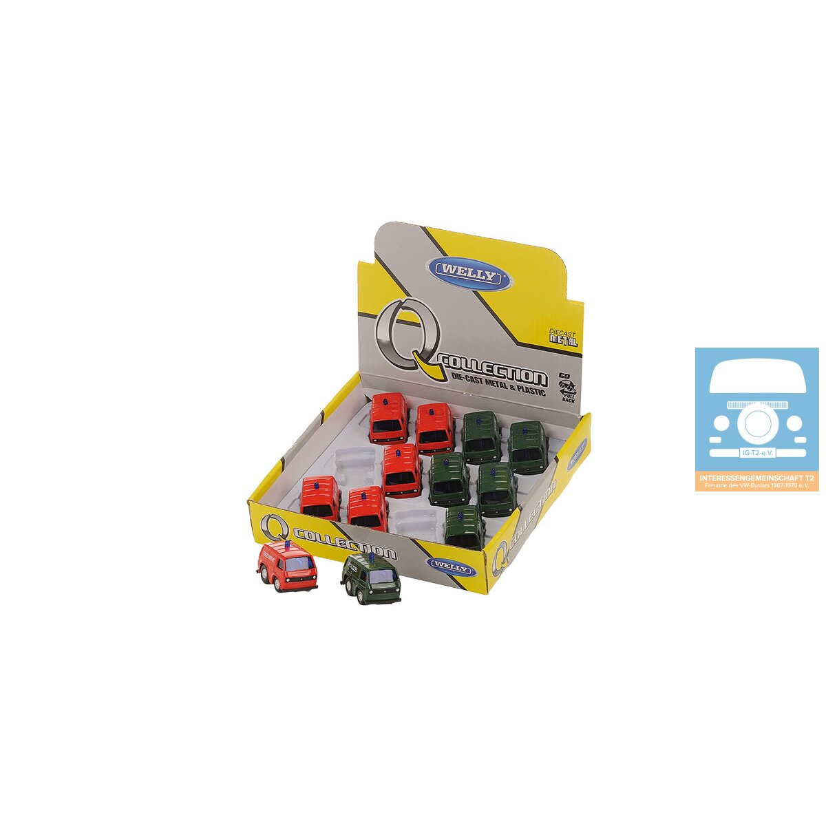 Welly VW T3 Kastenwagen Q-Collection aus Display - VW T2 Shop – Model ...
