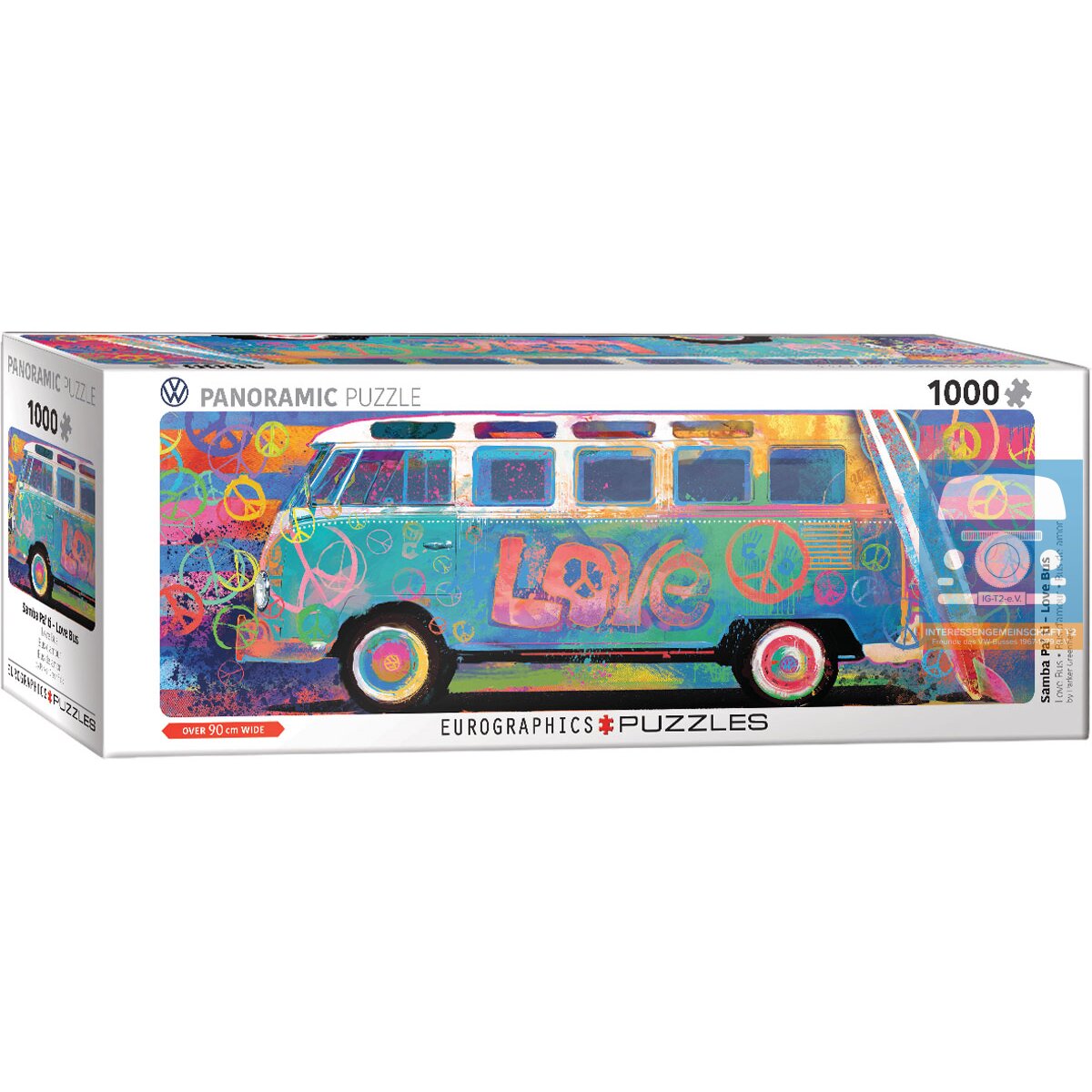 Eurographics Love Bus 1000-teiliges Puzzle - VW T2 Bus Bulli - Websho ...