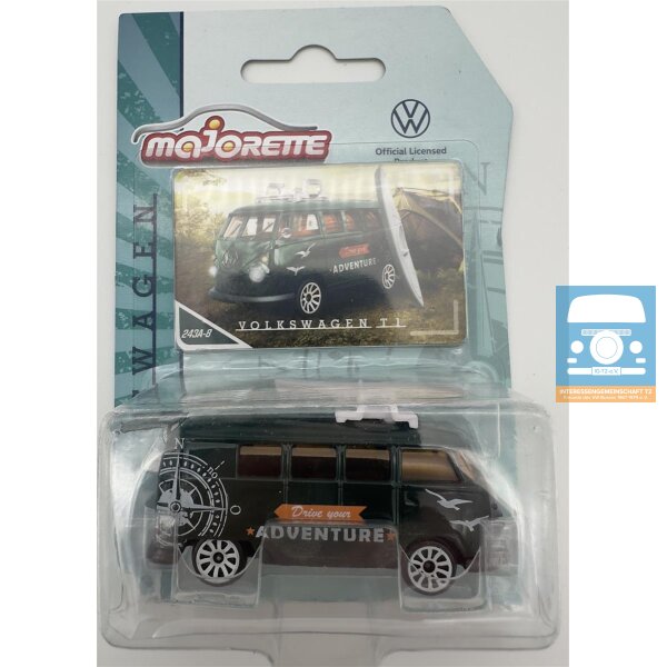 Majorette VW T1 Kombi "Adventure" - VW T2 Bus Bulli - Webshop für Mod ...